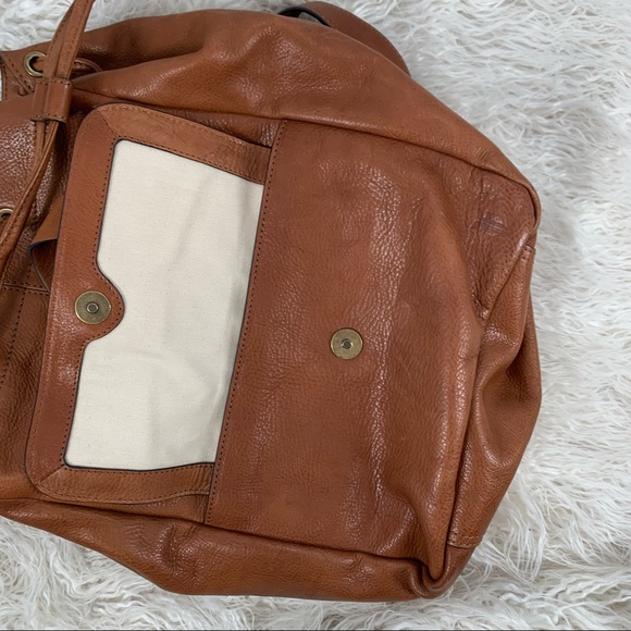 Frye | Bags | Frye Kayla Knotted Backpack Nutmeg Leather Nwot Retails ...